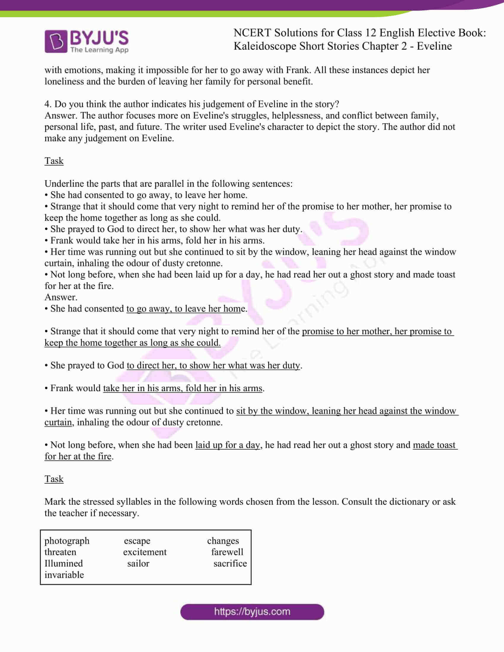 NCERT Solutions For Class 12 English Elective Book Kaleidoscope Short NCERT Solutions For Class 12 English Elective Book Kaleidoscope Short
