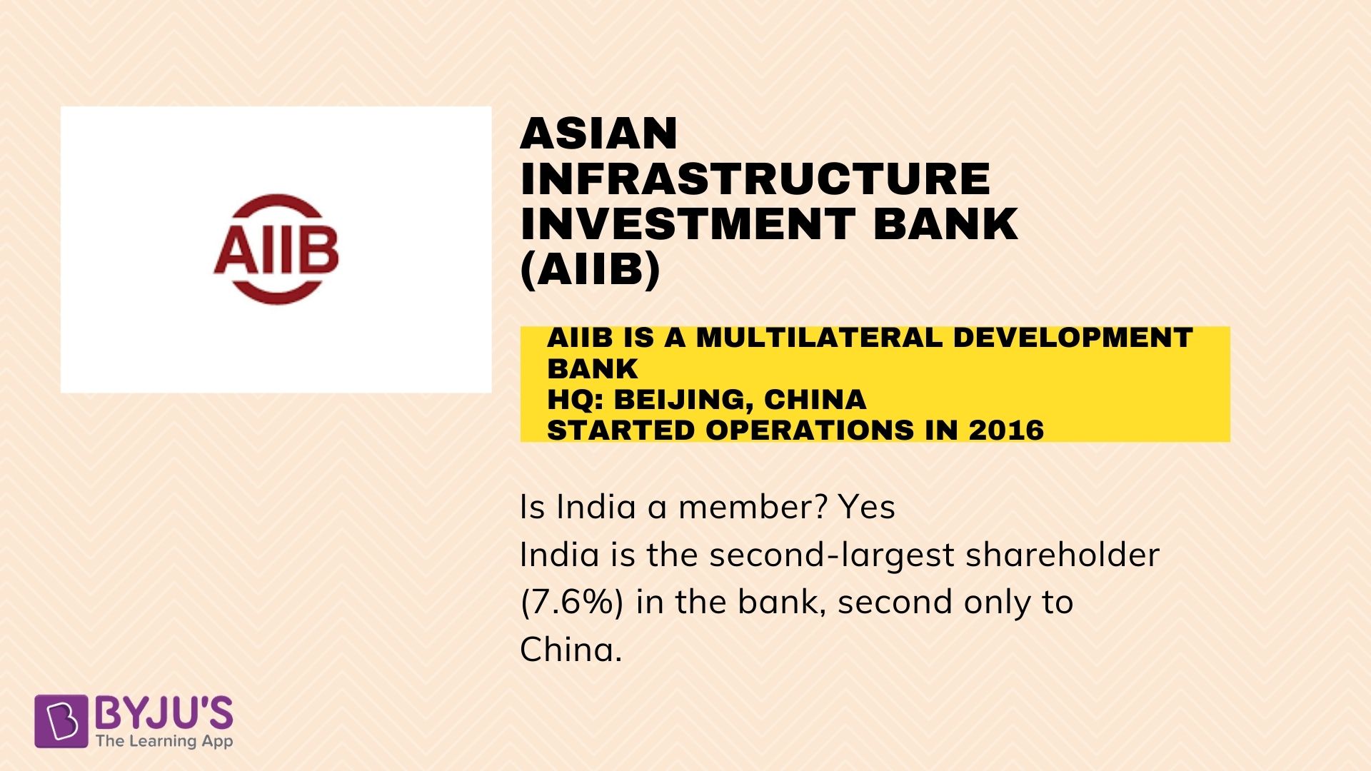 Asian Infrastructure Investment Bank - AIIB Functions, Significance for ...