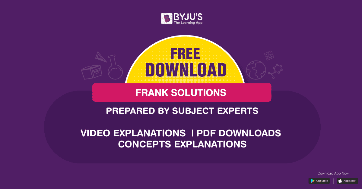 Frank Solutions for Class 10 Maths Chapter 12 Distance and Section ...