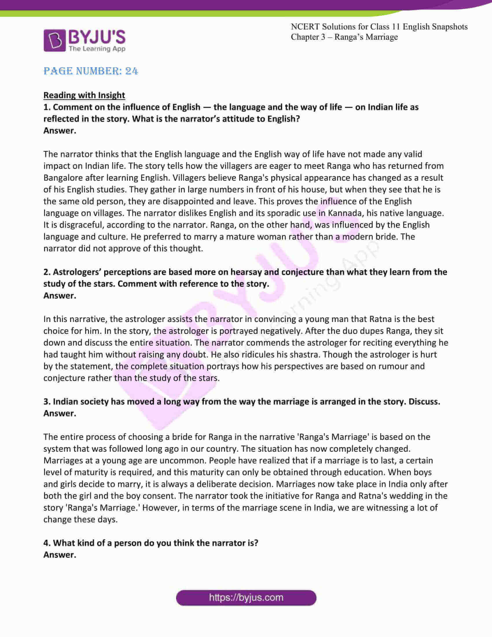 NCERT Solutions For Class 11 English Supplementary Book Snapshots