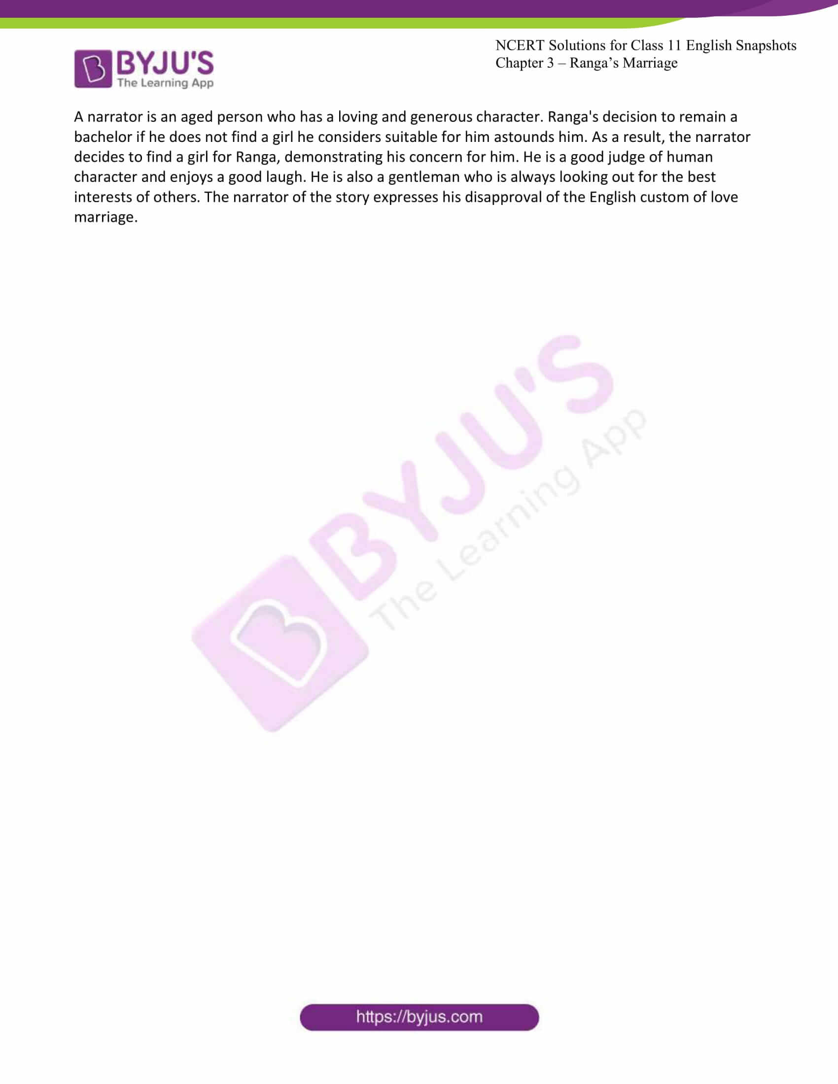 NCERT Solutions For Class 11 English Supplementary Book Snapshots NCERT Solutions For Class 11 English Supplementary Book Snapshots