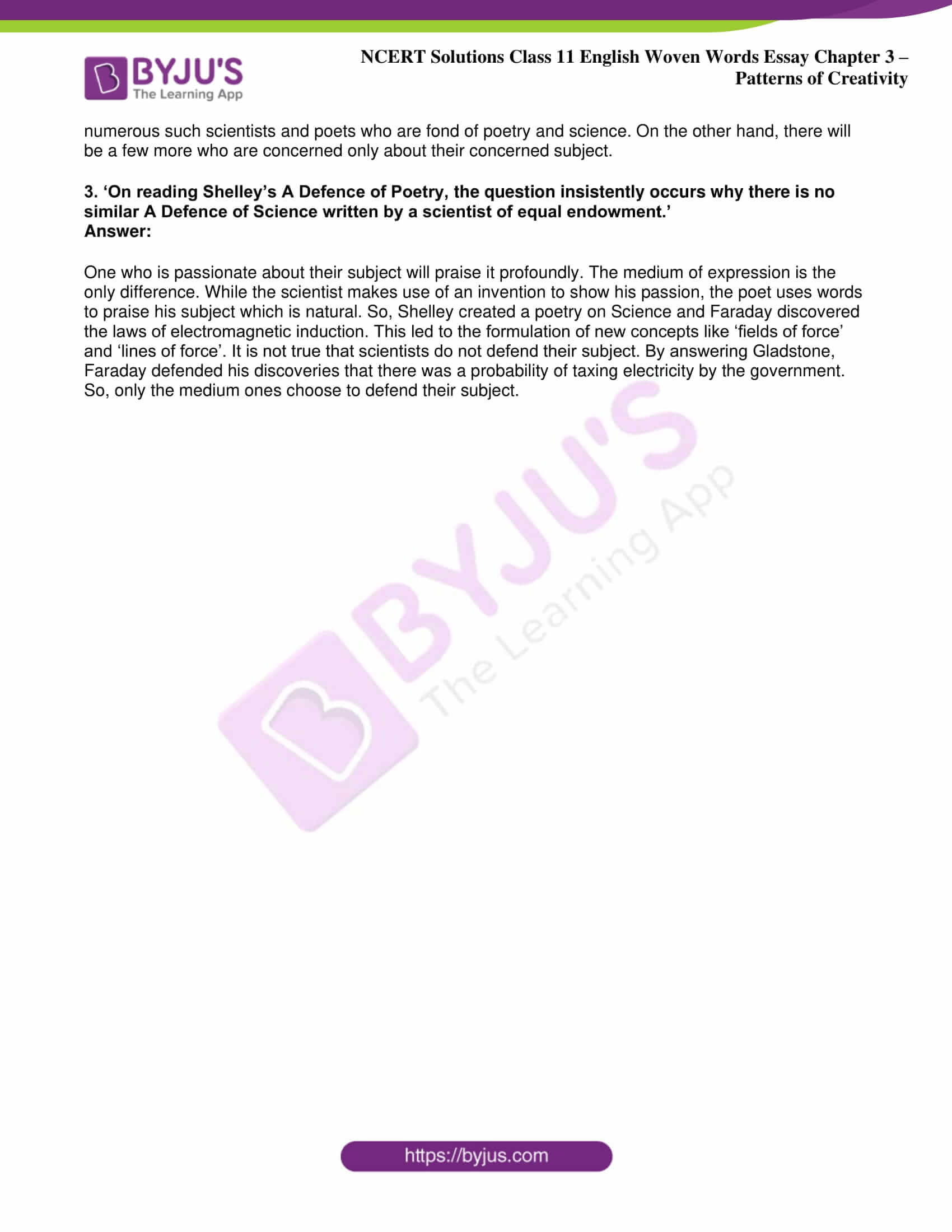 NCERT Solutions for Class 11 English Woven Words Essay Chapter 3 ...