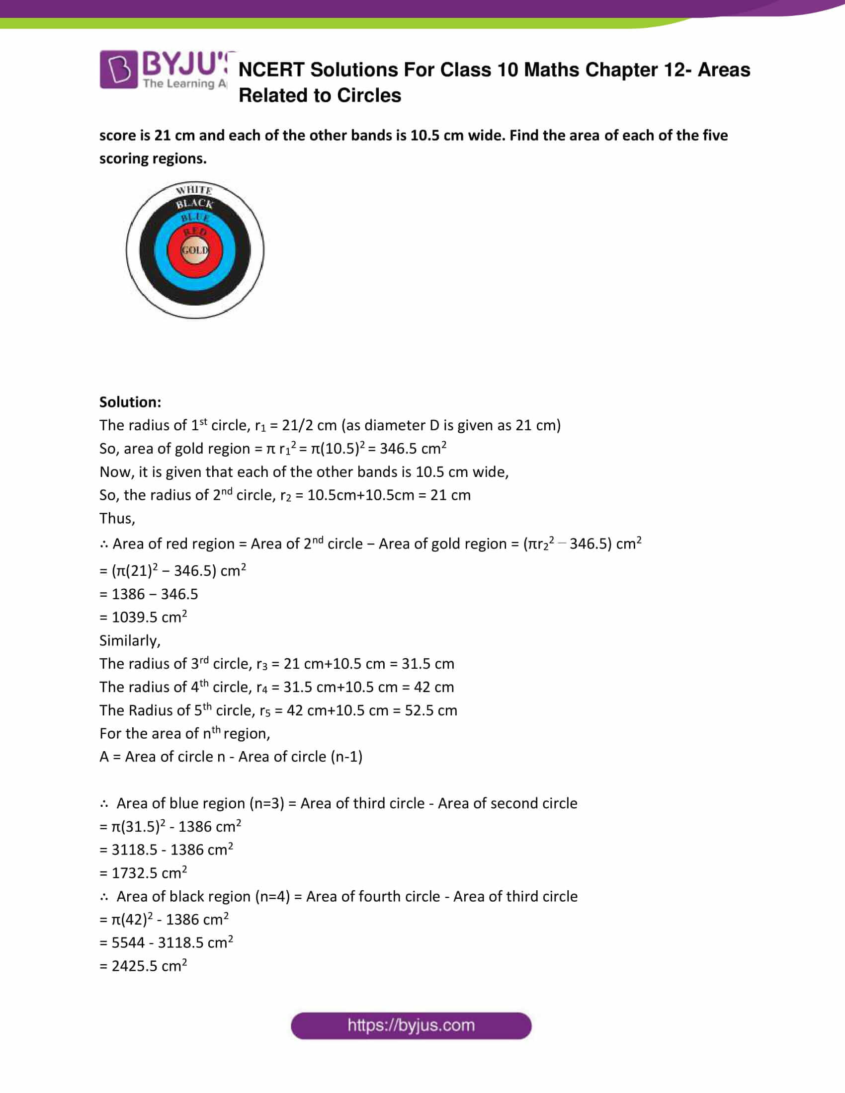 NCERT Solutions For Class 10 Maths Exercise 12 1 Chapter 12 Areas NCERT Solutions For Class 10 Maths Exercise 12 1 Chapter 12 Areas