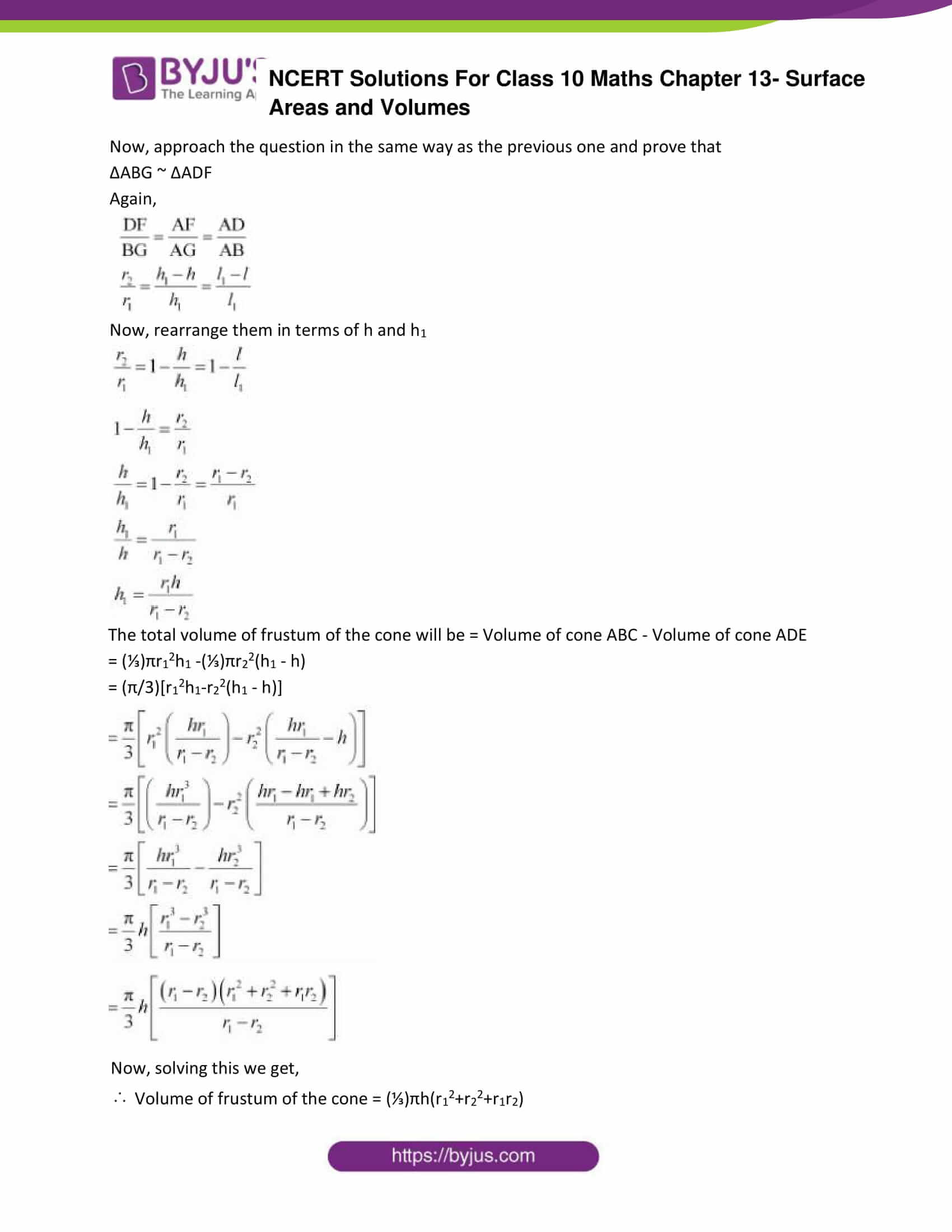NCERT Solutions for Class 10 Maths Exercise 13.5 Chapter 13 Surface ...
