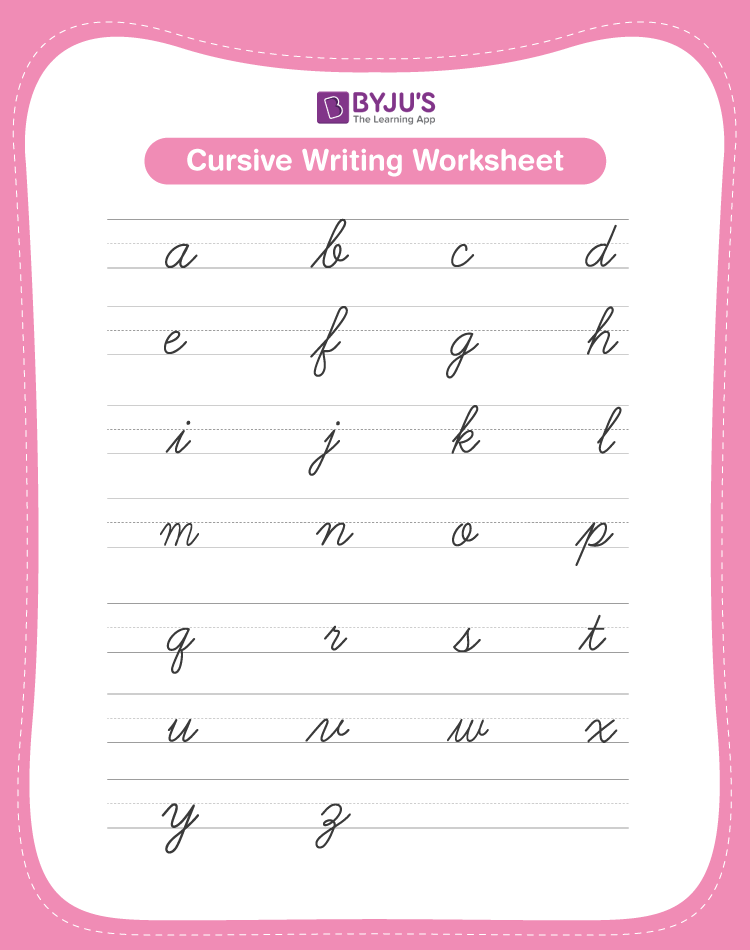 How To Write D In Cursive CollegeLearners