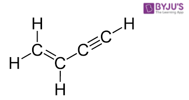 The position of double bond in vinyl acetylene - Chemistry Q & A