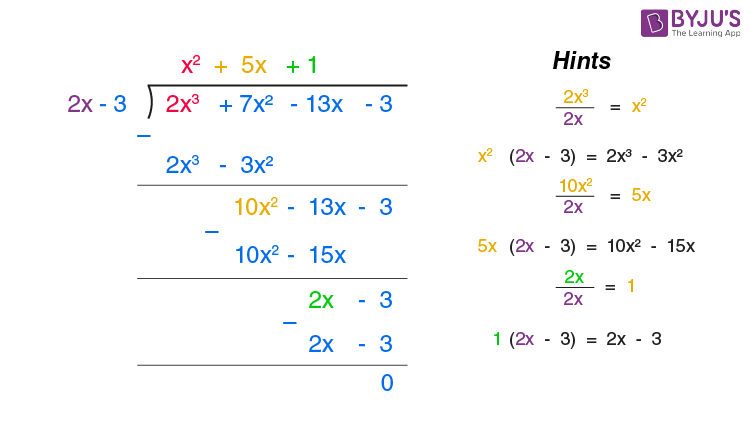 Polynomial Division Questions Polynomial Division Questions With 
