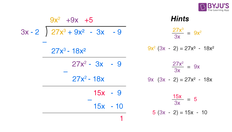 Polynomial Division Questions Polynomial Division Questions With 