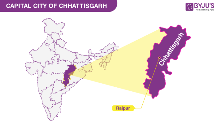 Capital of Chhattisgarh - Raipur
