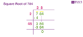 Find the Square Root of 784