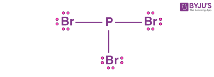 Lewis structure of PBr3 - How to draw Lewis structure of PBr3, Polarity ...