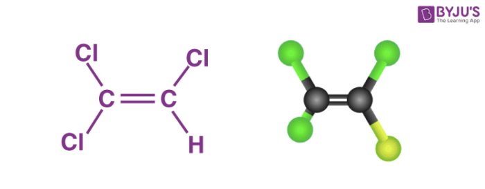 Trichloroethylene (C2HCl3) - Structure, Molecular Mass, Properties and Uses