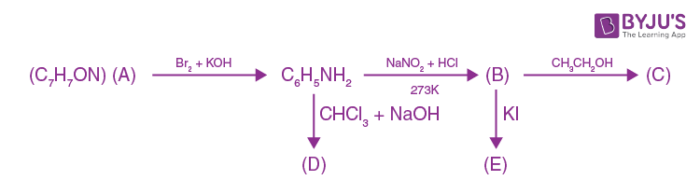 Class 12 Chemistry Worksheet on Chapter 13 Amines - Set 1