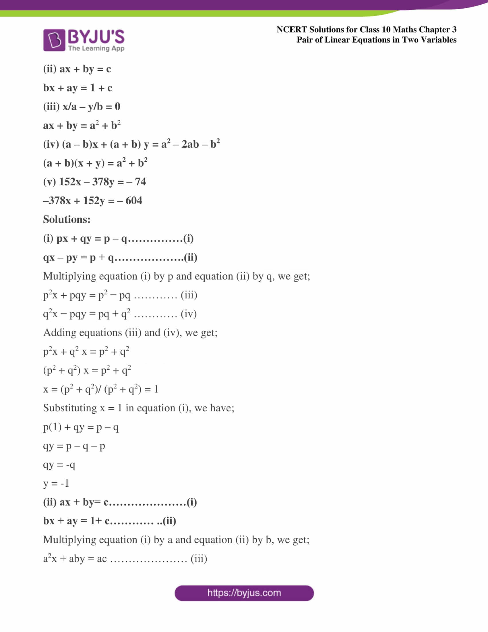 NCERT Solutions for Class 10 Maths Exercise 3.7 Chapter 3 - Linear ...