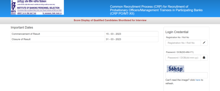 IBPS PO Interview/Final Result 2022 Out - Direct Link & Steps to Check ...
