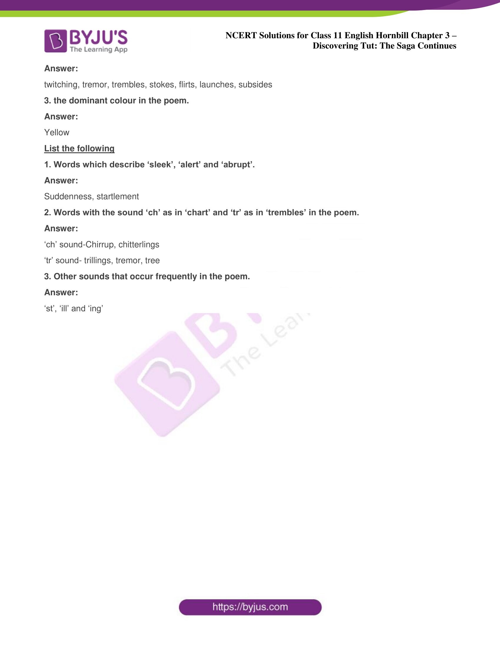 NCERT Solutions For Class 11 English Hornbill Reading Skills Chapter 3 NCERT Solutions For Class 11 English Hornbill Reading Skills Chapter 3