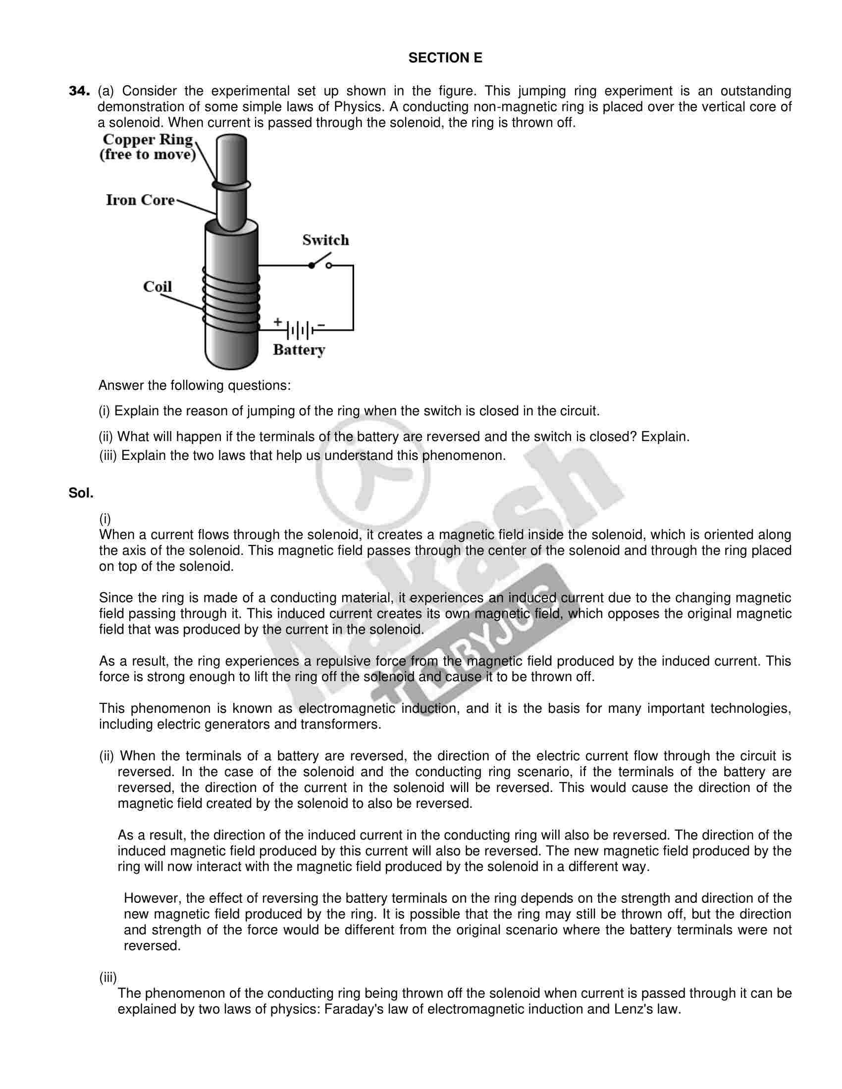 CBSE Physics Class 12 Question Papers 2023 Download PDF