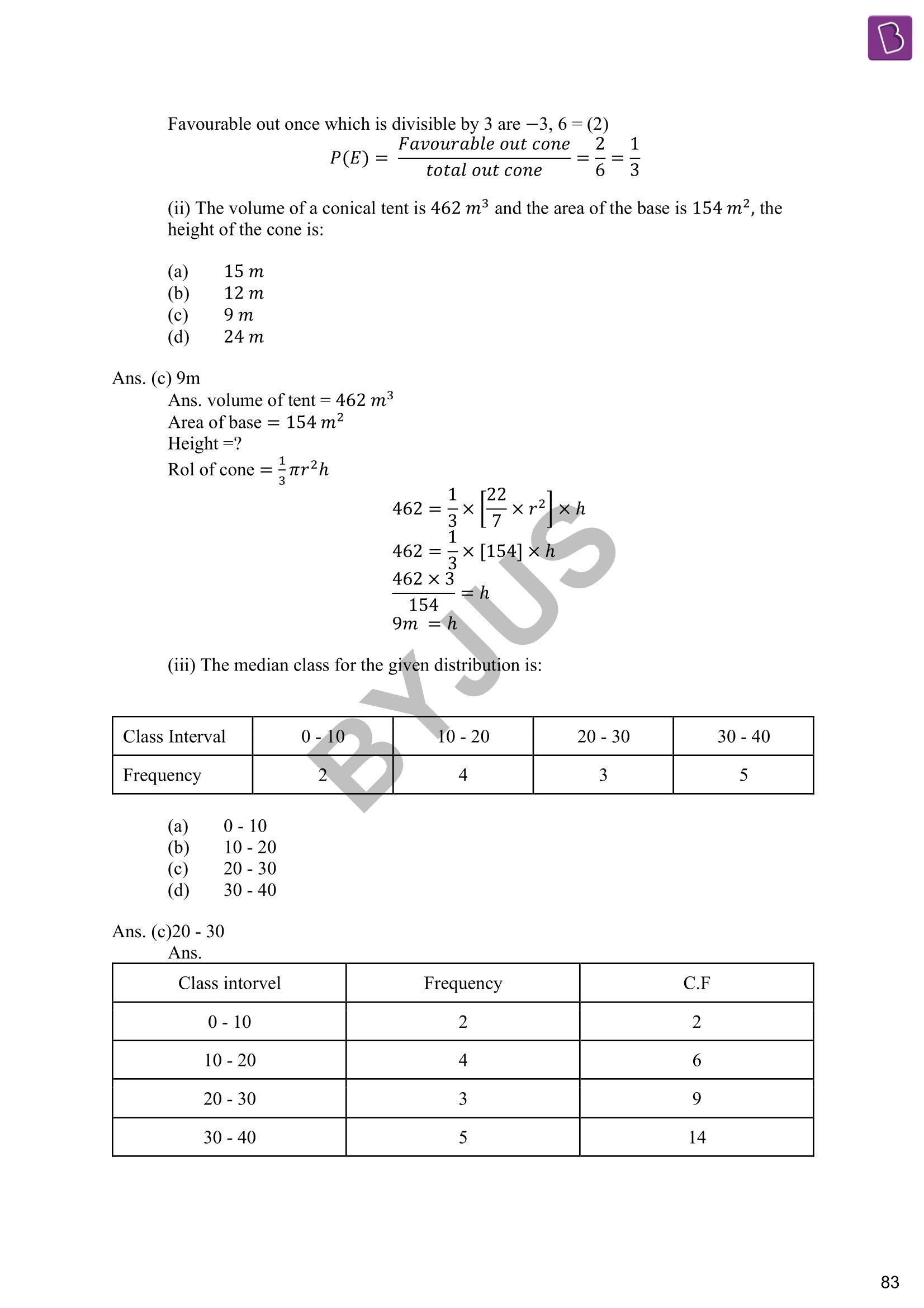 ICSE Class 10 Maths Question Paper Solution 2022