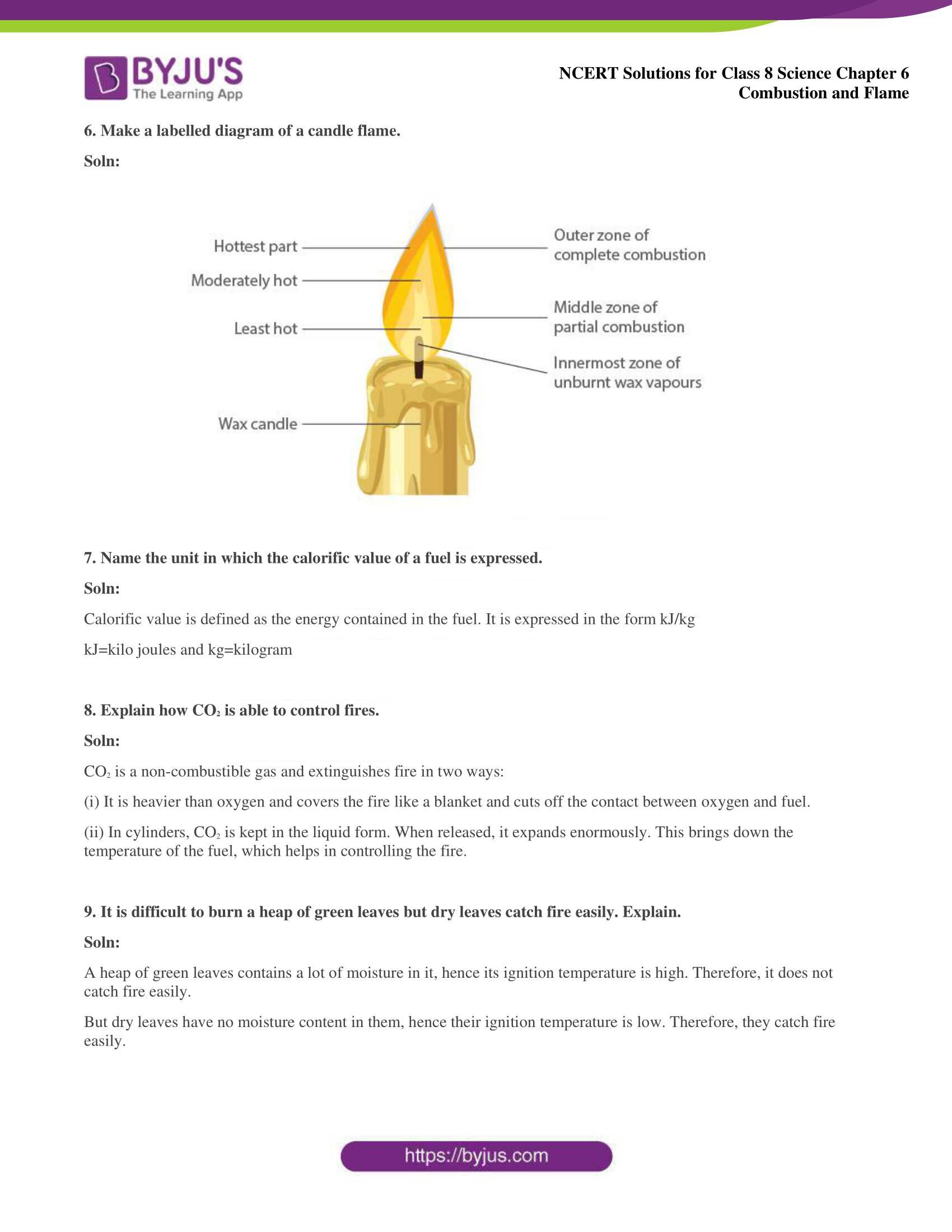 Mcq Questions For Class 8 Science Chapter 6 Combustio Vrogue co