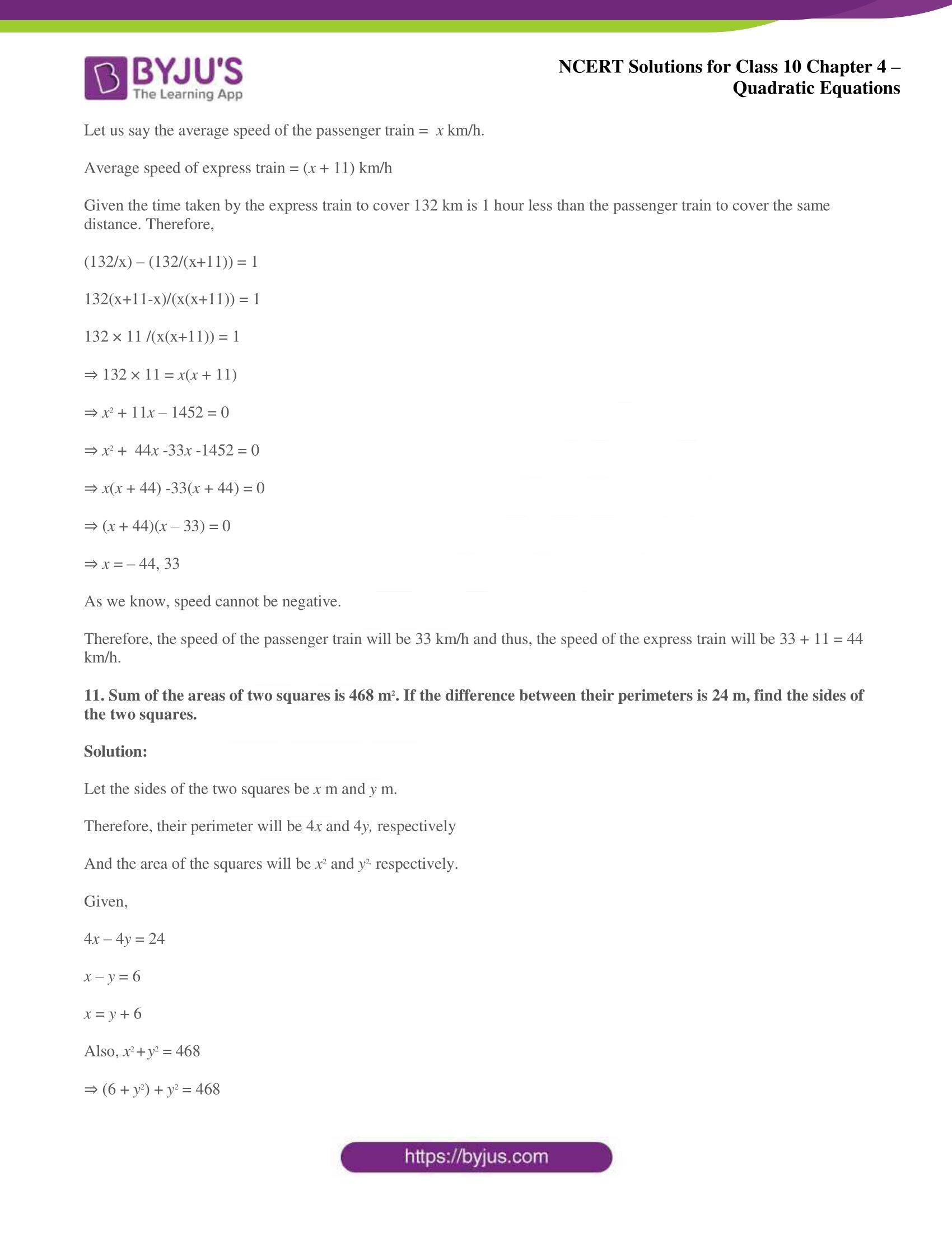 NCERT Solutions for Class 10 Maths Exercise 4.3 Chapter 4 - Quadratic ...