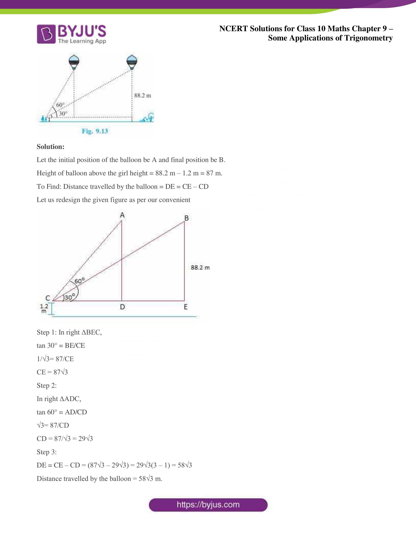 NCERT Solutions for Class 10 Maths Exercise 9.1 Chapter 9 Some ...