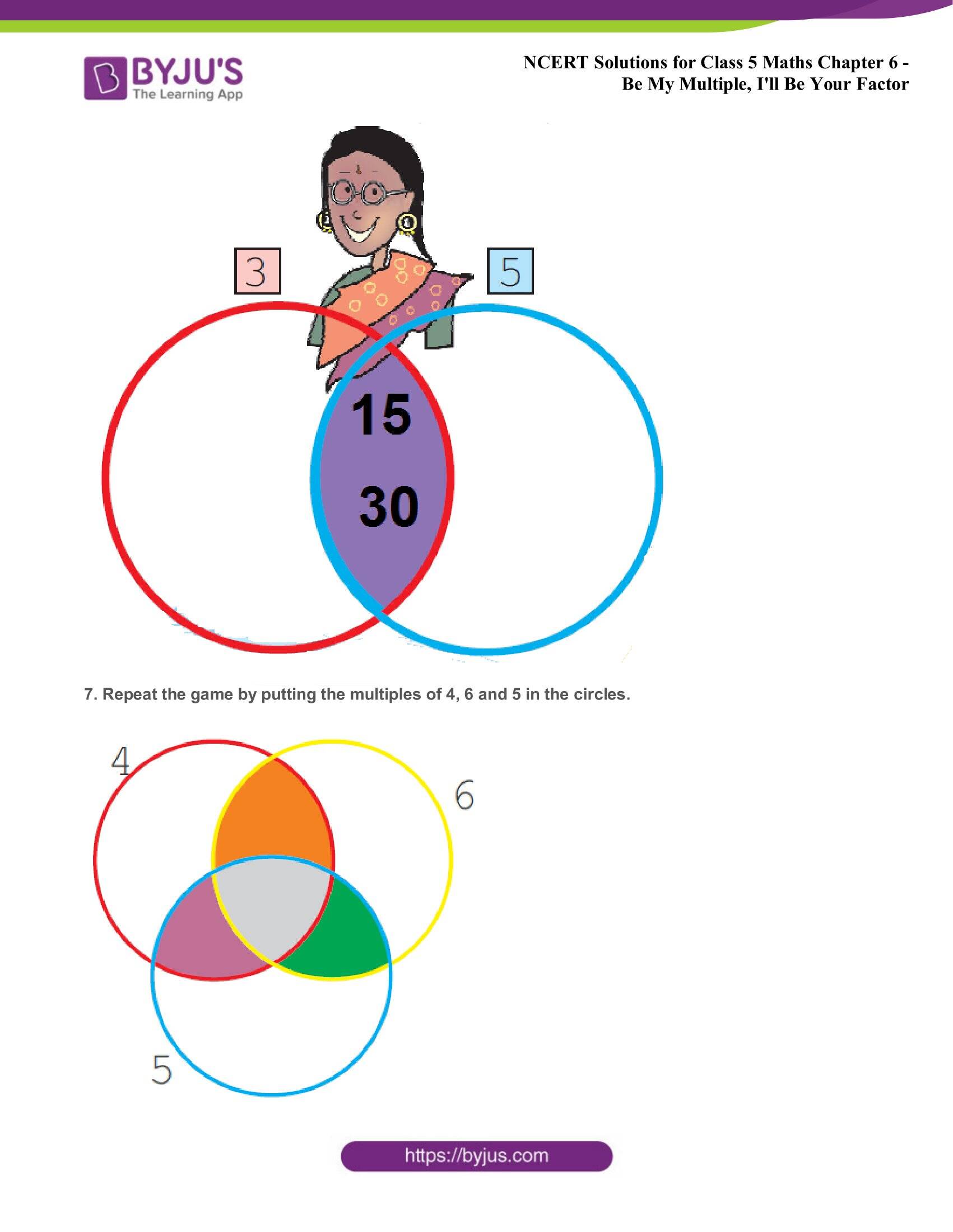 NCERT Solutions Class 5 Maths Chapter 6 Be My Multiple I ll Be Your NCERT Solutions Class 5 Maths Chapter 6 Be My Multiple I ll Be Your