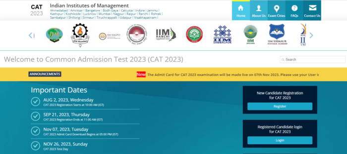 CAT Admit Card 2023 - Release Date, Download PDF, Details Mentioned
