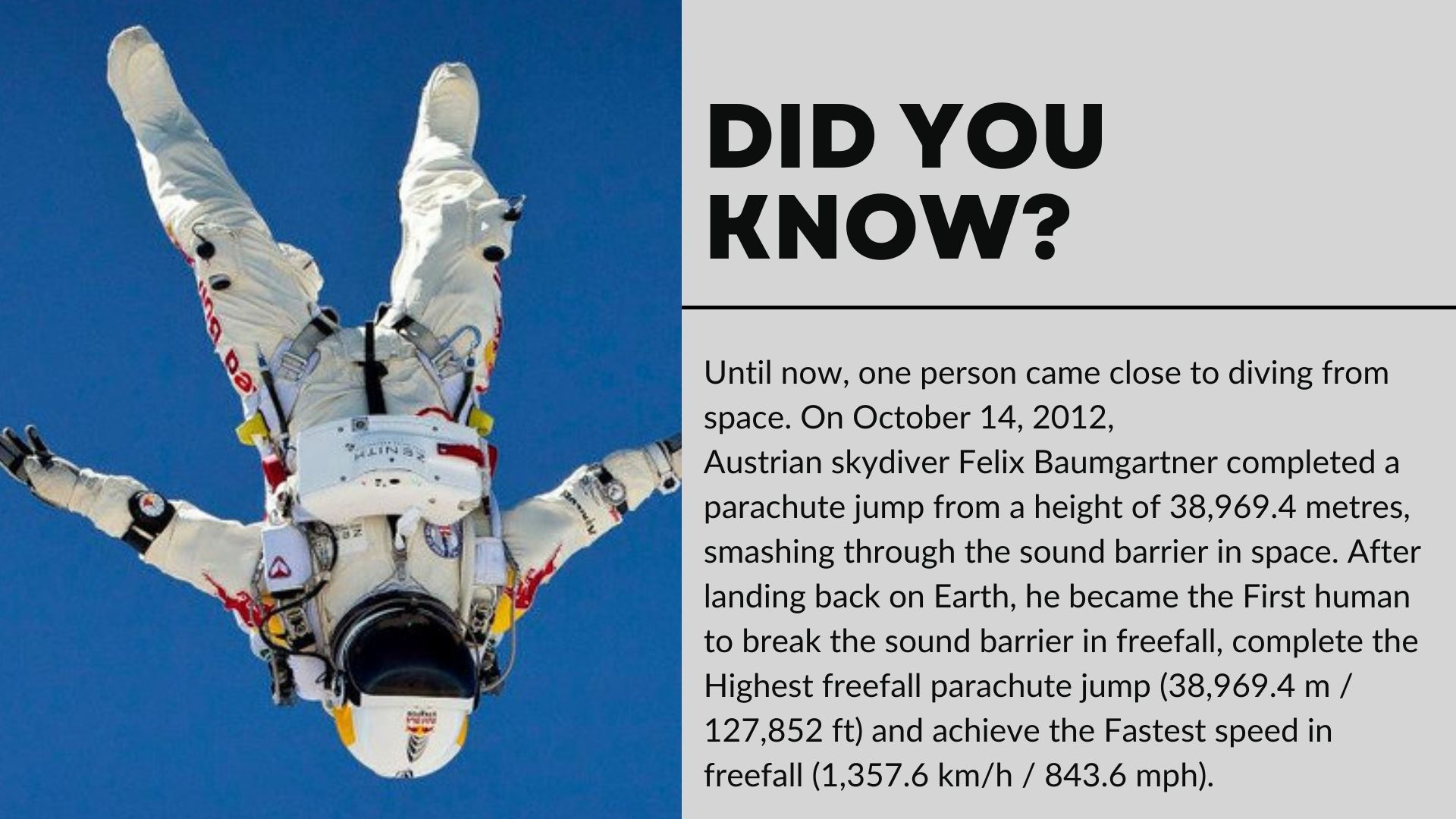 What Happens When You Jump From Space Towards Earth What Happens When You Jump From Space Towards Earth